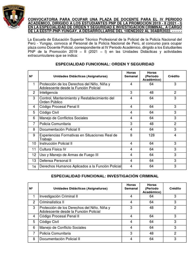 Especialidad Funcional: Orden Y Seguridad | PDF | Policía