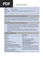 CBA Lesson Plan for 2nd Year Geography | PDF | Teachers | Lesson Plan