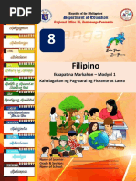 Filipino 8 SLMs 4th Quarter Module 1 | PDF