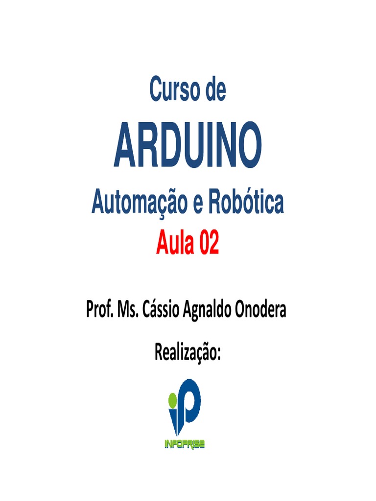 Arduino Video Aula 02 Pdf Arduino Sem Fio