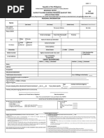 TDP Application Form | PDF