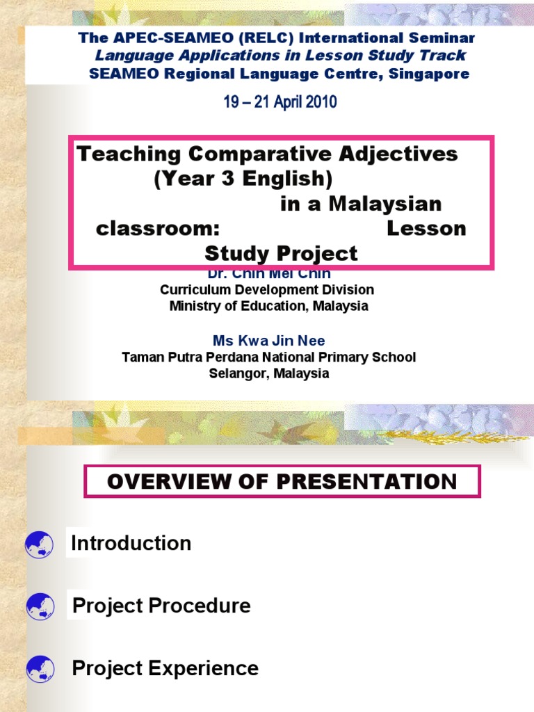 Teaching Comparative Adjectives in Malaysia | PDF | Lesson Plan | Teachers