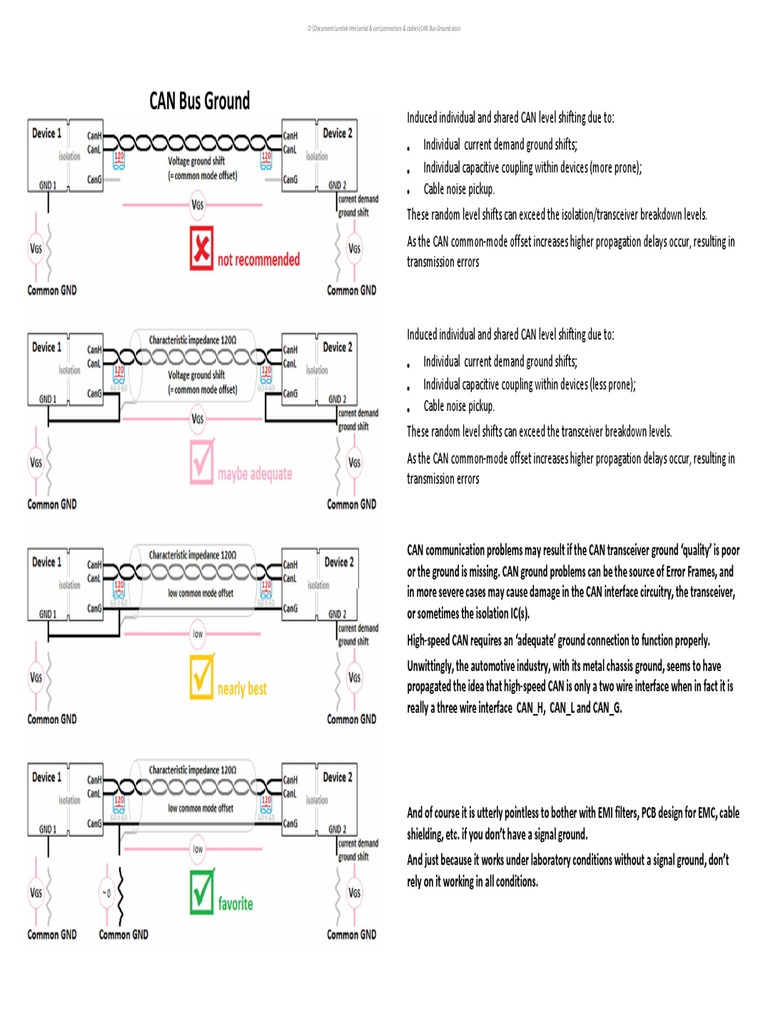 CAN Bus Ground | PDF | Electricity | Telecommunications