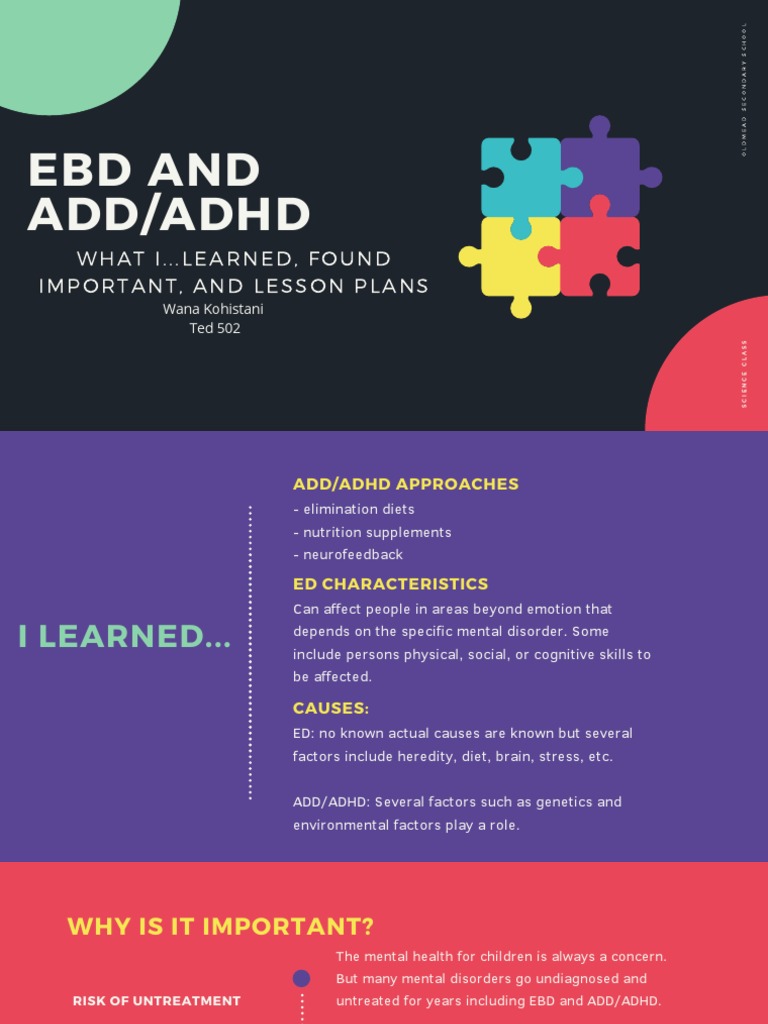 Ebd and Addadhd | PDF