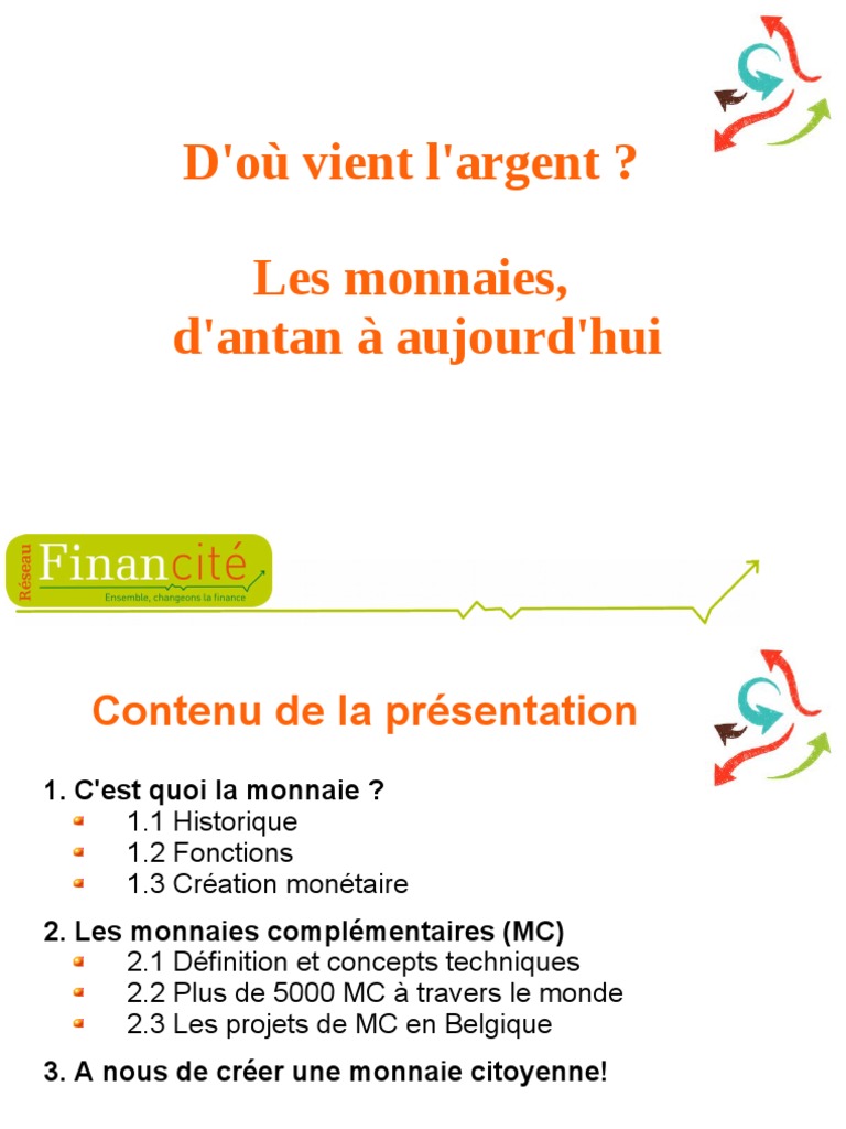 Outil 11-Doc 2 | PDF | Argent | Création de l'argent