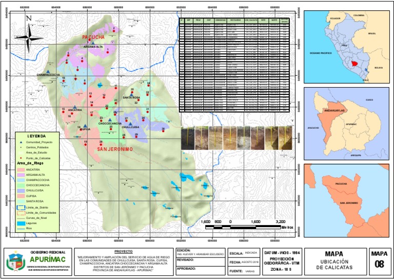 Mapa de Calicatas | PDF