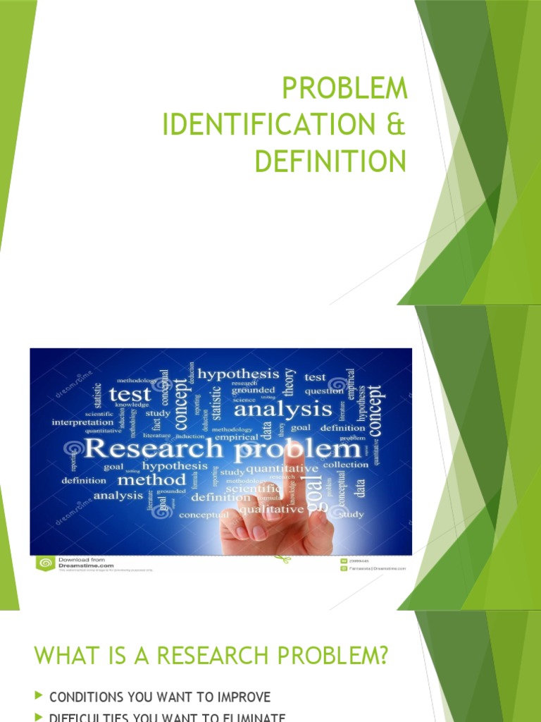 Problem Identification Definition | PDF