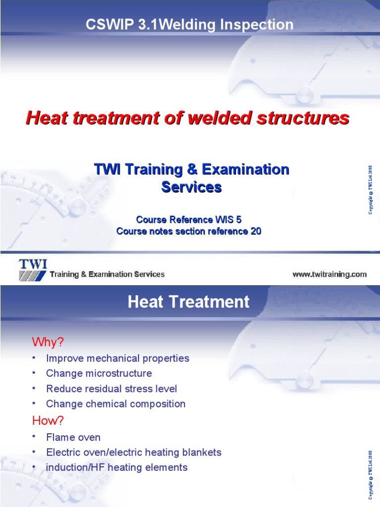Heat Treatment of Welded Structures | PDF | Heat Treating | Annealing ...