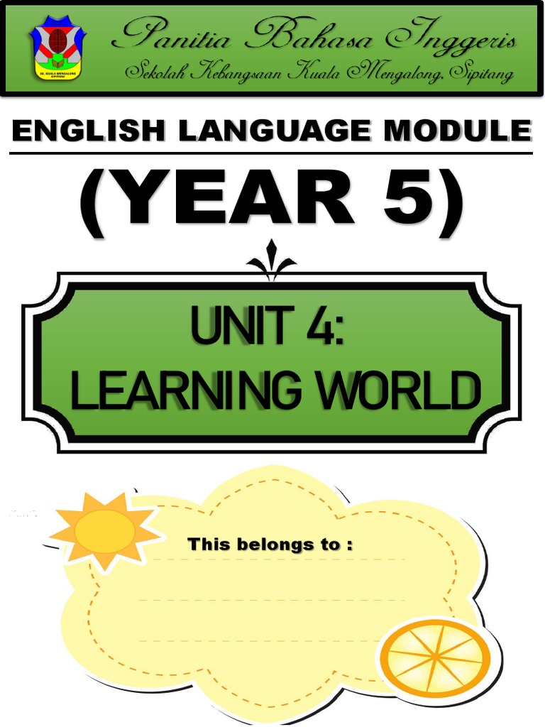 Modul Bi (Year 5 Unit 4) - Set 2 | PDF | Language Arts & Discipline
