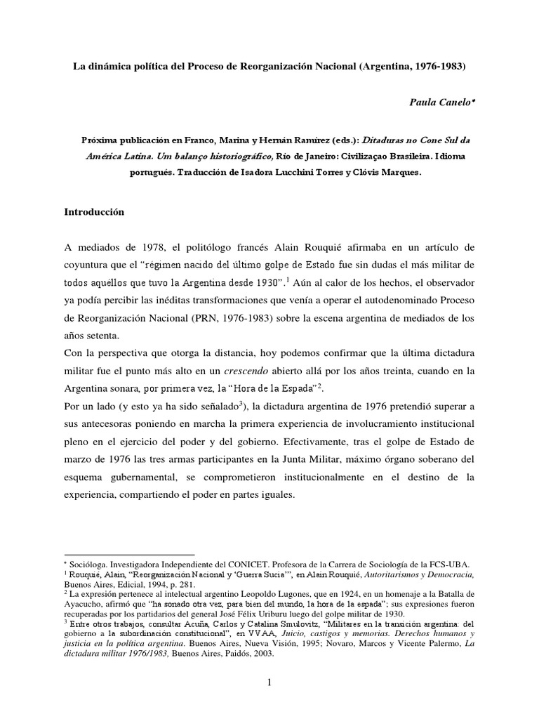 CANELO - Versión Español | PDF | Argentina | Oficial general