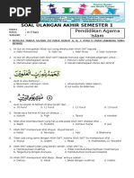 Soal UAS PAI Kelas 2 SD Semester 1 (Ganjil) Dan Kunci Jawaban | PDF