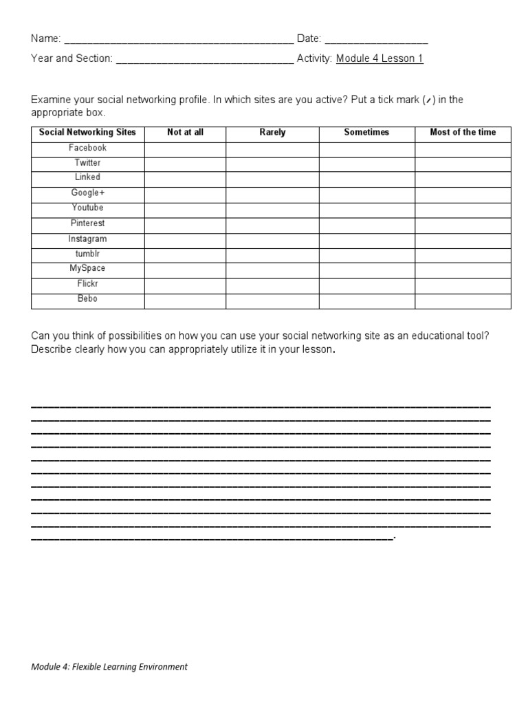 Social Networking for Education Use | PDF | Social Networking Service ...