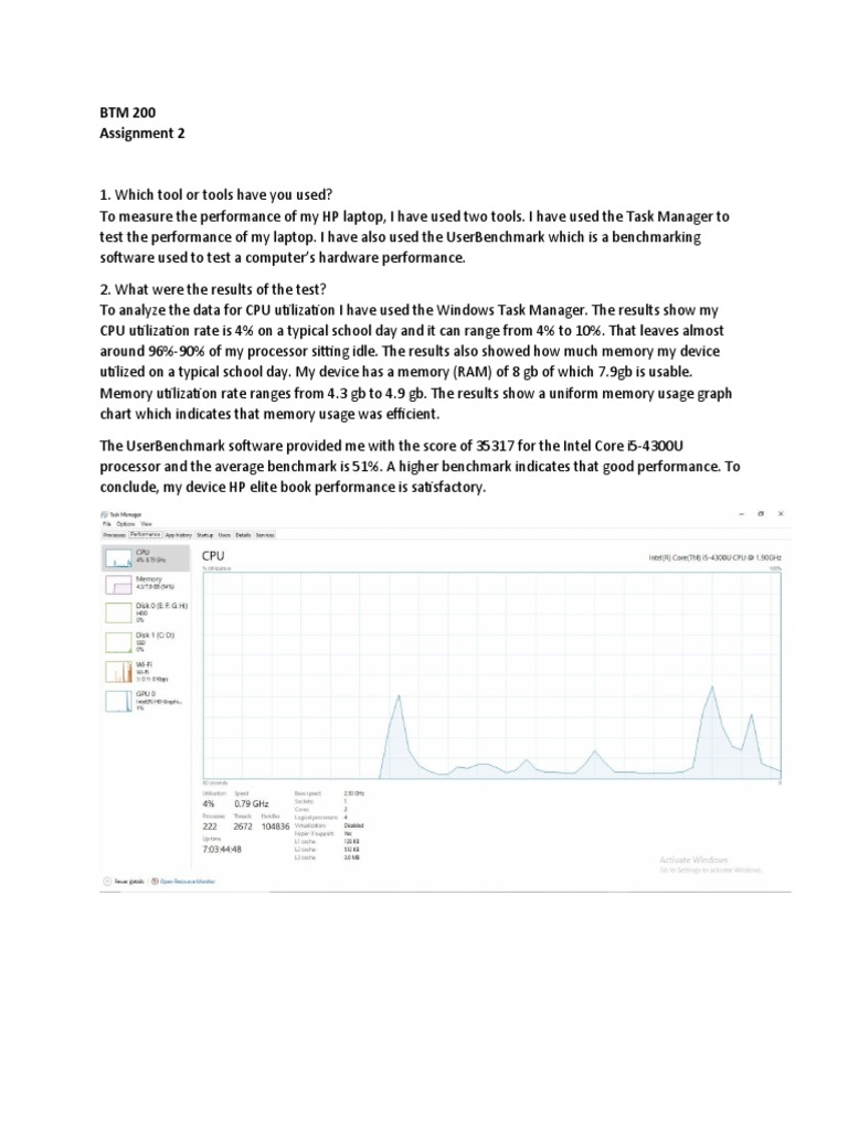 BTM 200 Assignment 2 | PDF