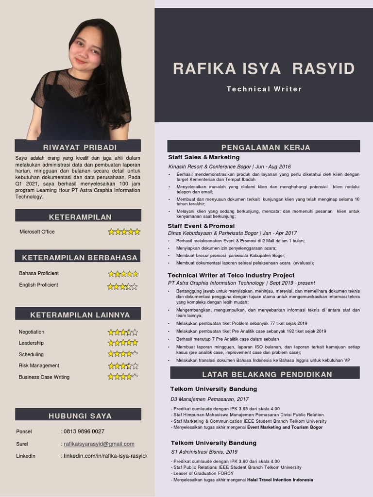 Contoh CV Test | PDF