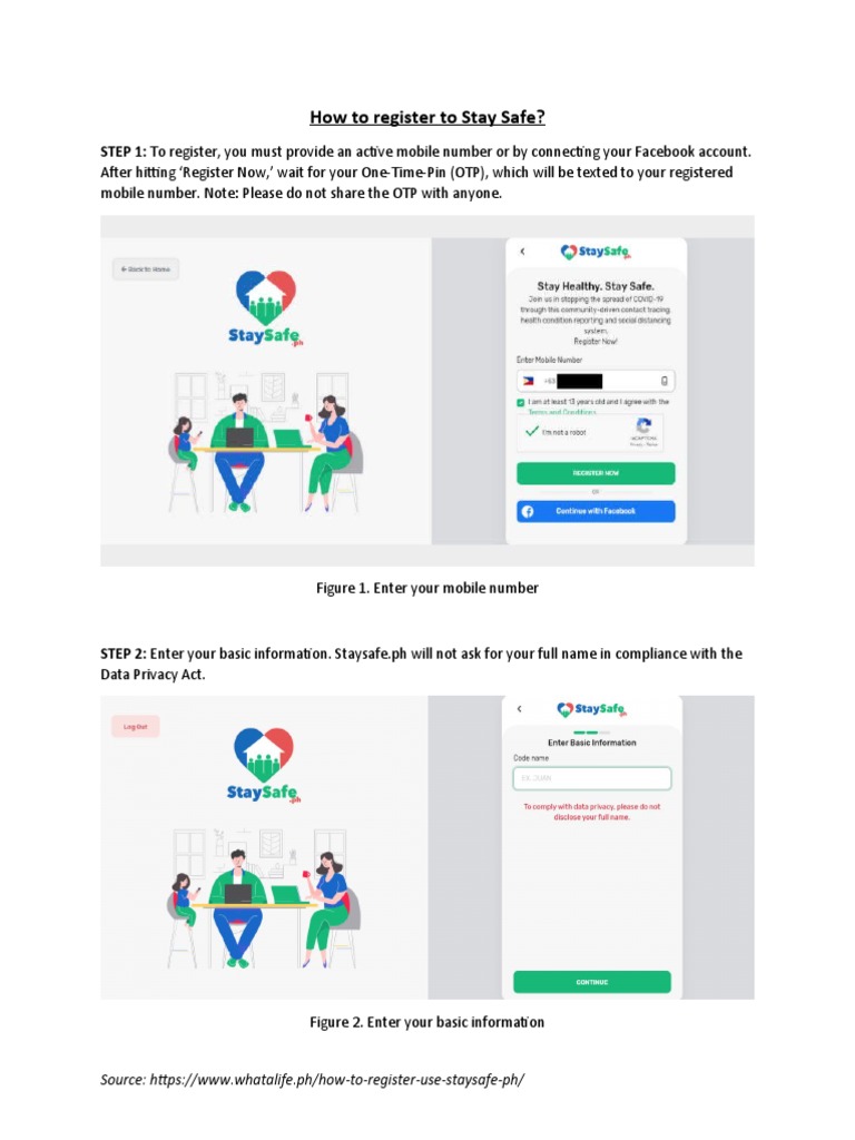 How To Register To Stay Safe | PDF | Qr Code | Password