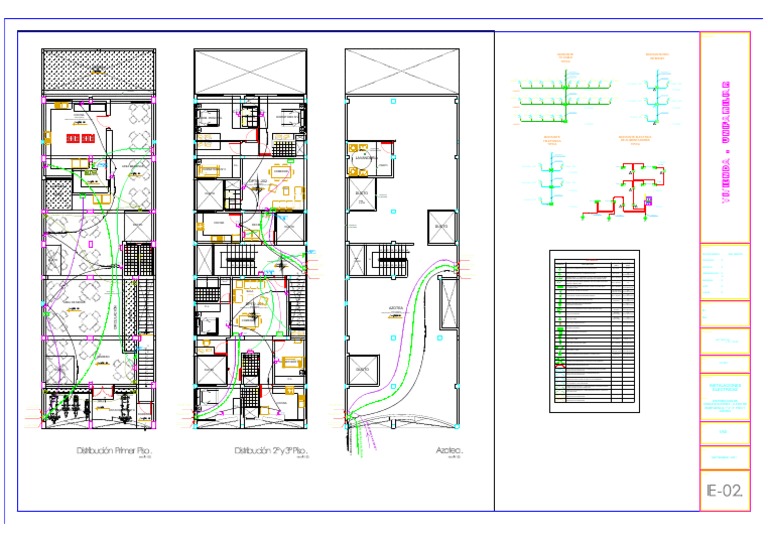 Planos De Instalación Tv E Internet Pdf Cocina Preparación De