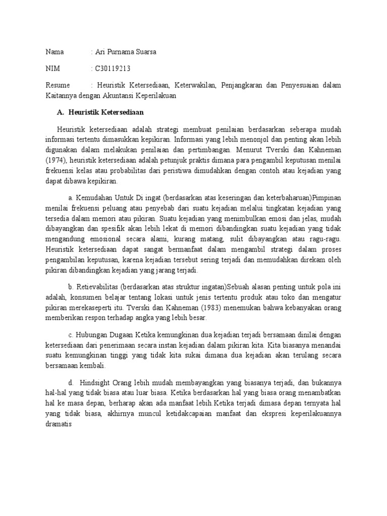 Ari Purnama Suarsa Resume | PDF