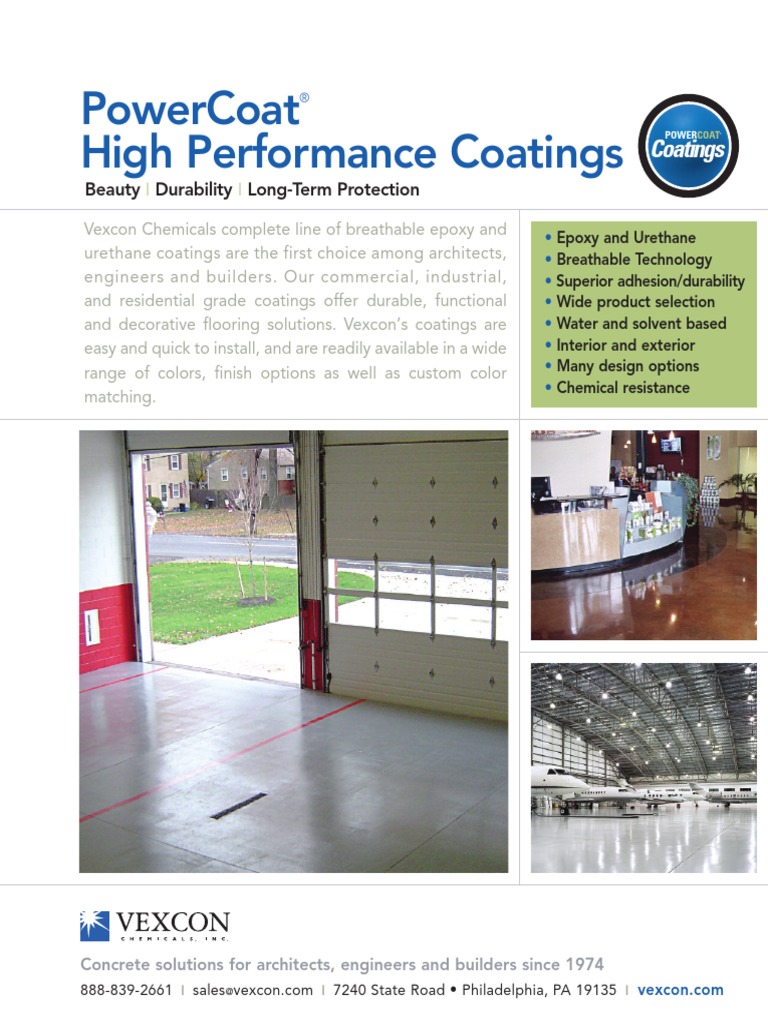PowerCoatÂ® High Performance Coatings - Vexcon Chemicals | PDF | Epoxy ...