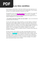 Cuento Tres Cerditos | PDF