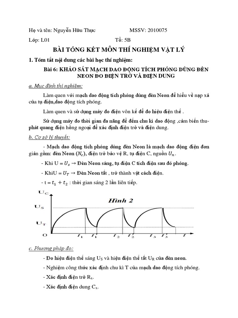 Bài tổng kết TNVL | PDF