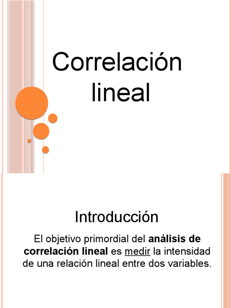 Correlacion Lineal | PDF | Correlación y dependencia | Dispersión ...