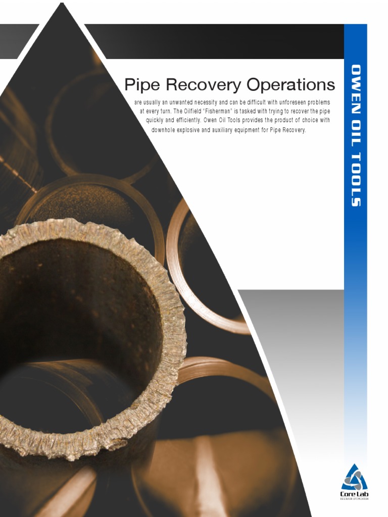 Pipe Recovery Operations | Download Free PDF | Casing (Borehole) | Pipe ...