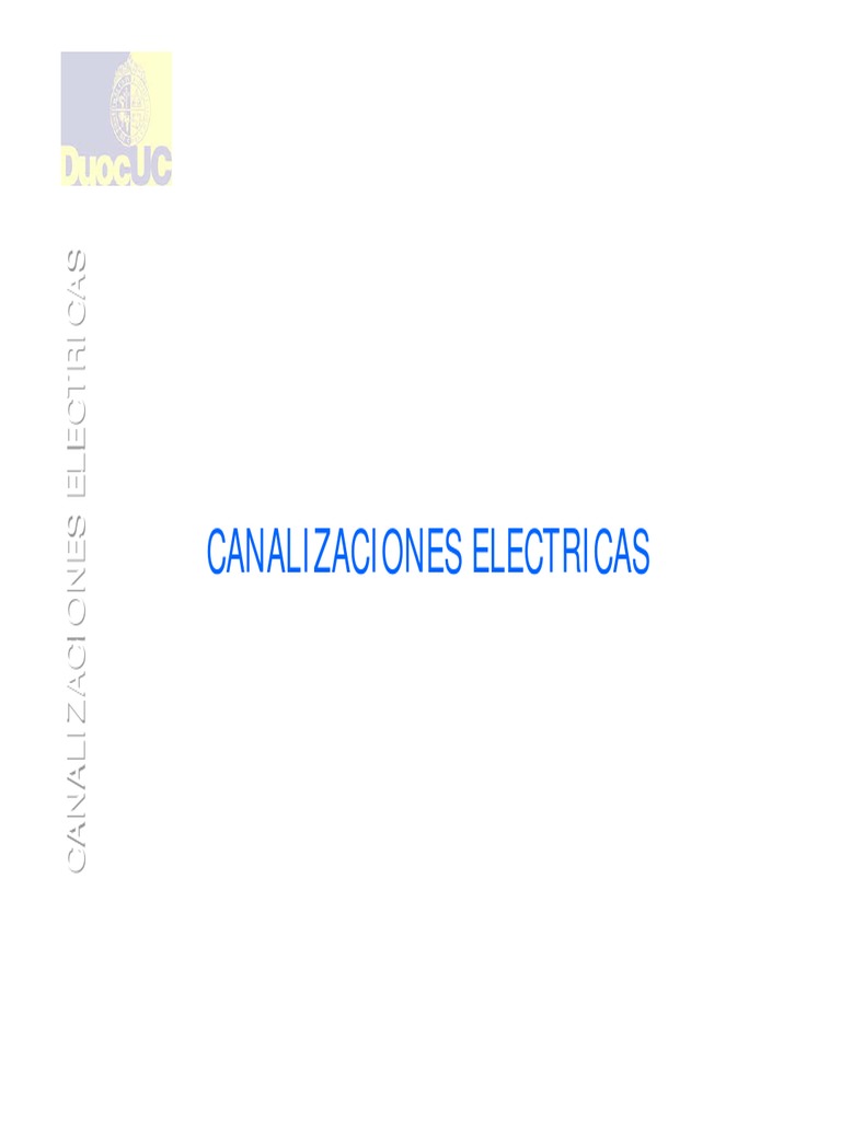 Canalización | PDF | Tubería (transporte de fluidos) | Rieles