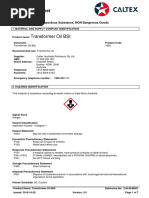 Shutter Oil MSDS | PDF | Science & Mathematics | Technology & Engineering