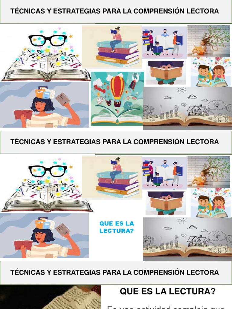 Estrategias para Comprensión Lectora | PDF | Comprensión lectora ...