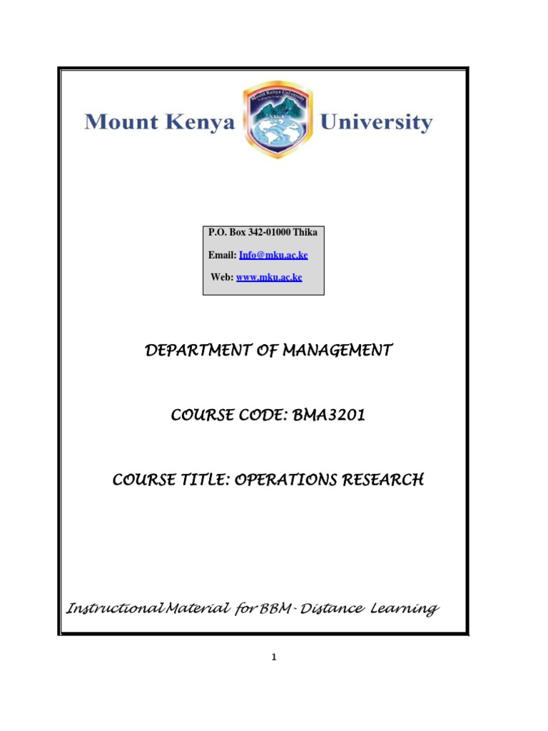 BMA3201 | PDF | Mathematical Optimization | Monte Carlo Method
