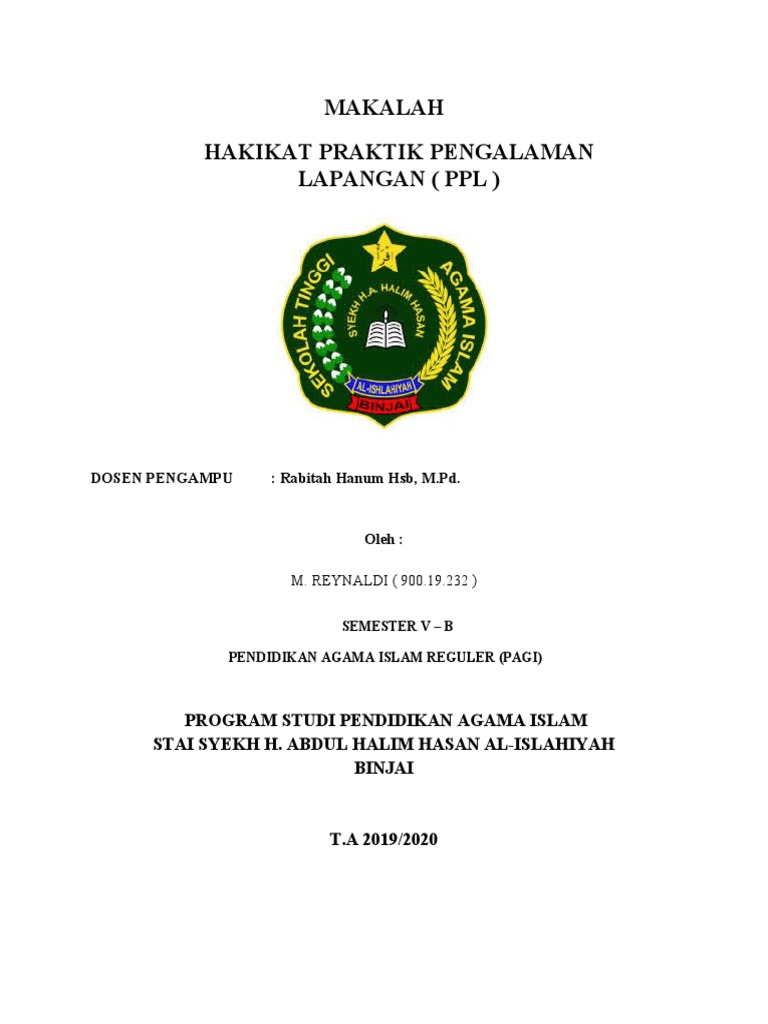Makalah PPL | PDF