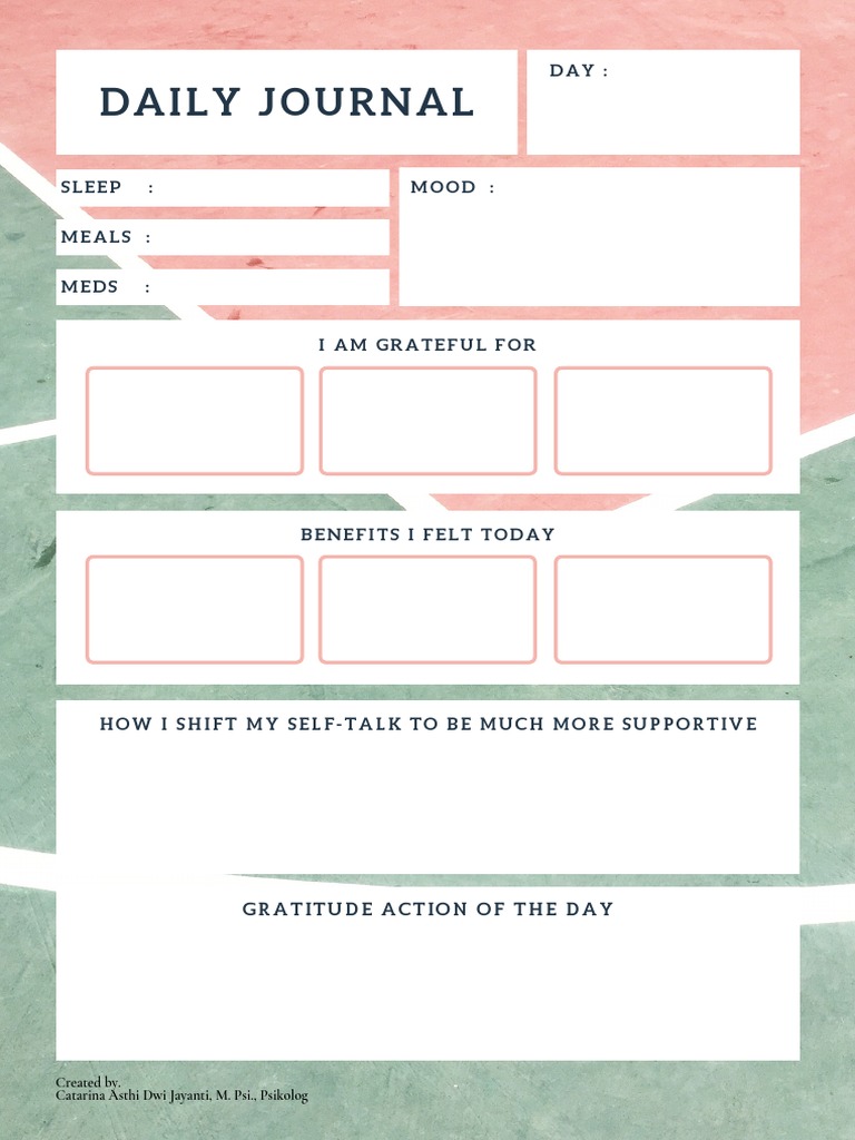 Gratitude Journal | PDF | Self-Improvement | Wellness