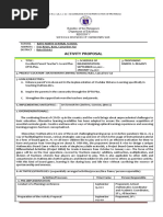 Project Proposal in Brigada Eskwela 2019 | PDF