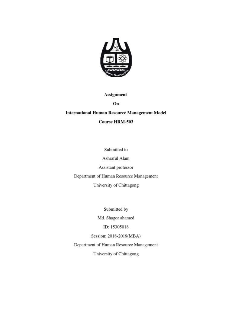 Ihrm Assignment | PDF | Market (Economics) | Human Resource Management