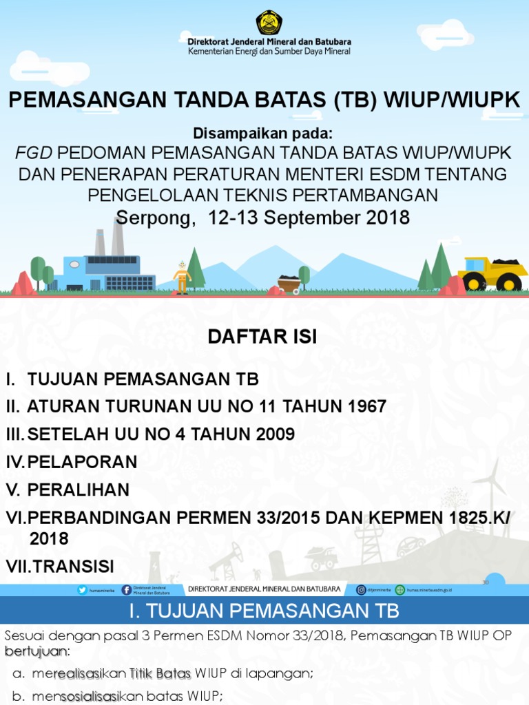Pemasangan Tanda Batas WIUP Pertambangan | PDF
