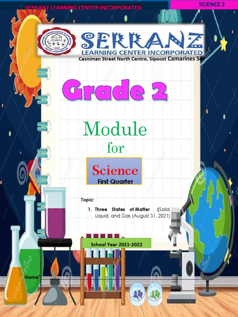 Module 2 Science Solid Liquid and Gas New | PDF | Liquids | Gases