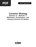 Creative Writing Module Quarter 2 | PDF | Intertextuality | Learning