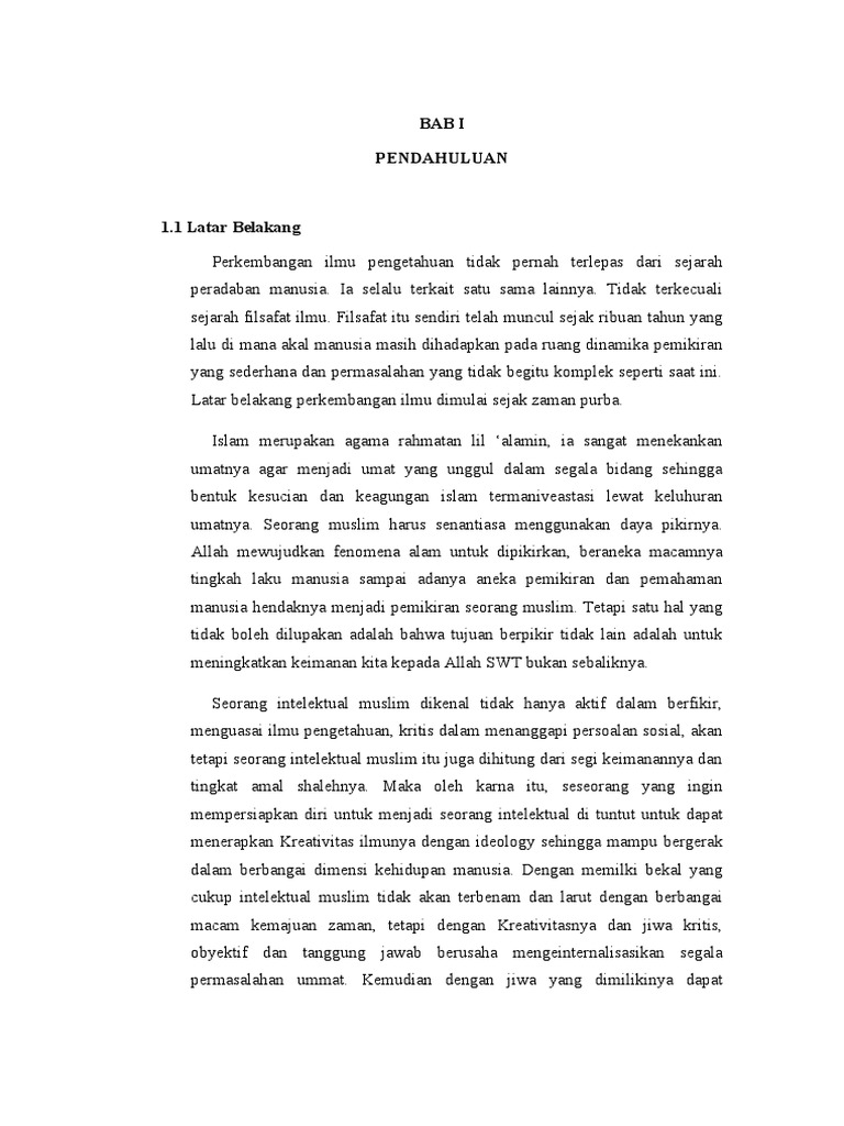 Makalah Filsafat Ilmu | PDF | Ilmu Sosial