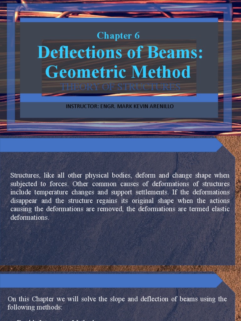 Analysis of Beam Deflections Using Various Geometric Methods: Direct ...