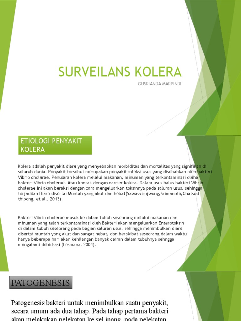 Surveilans Kolera | PDF