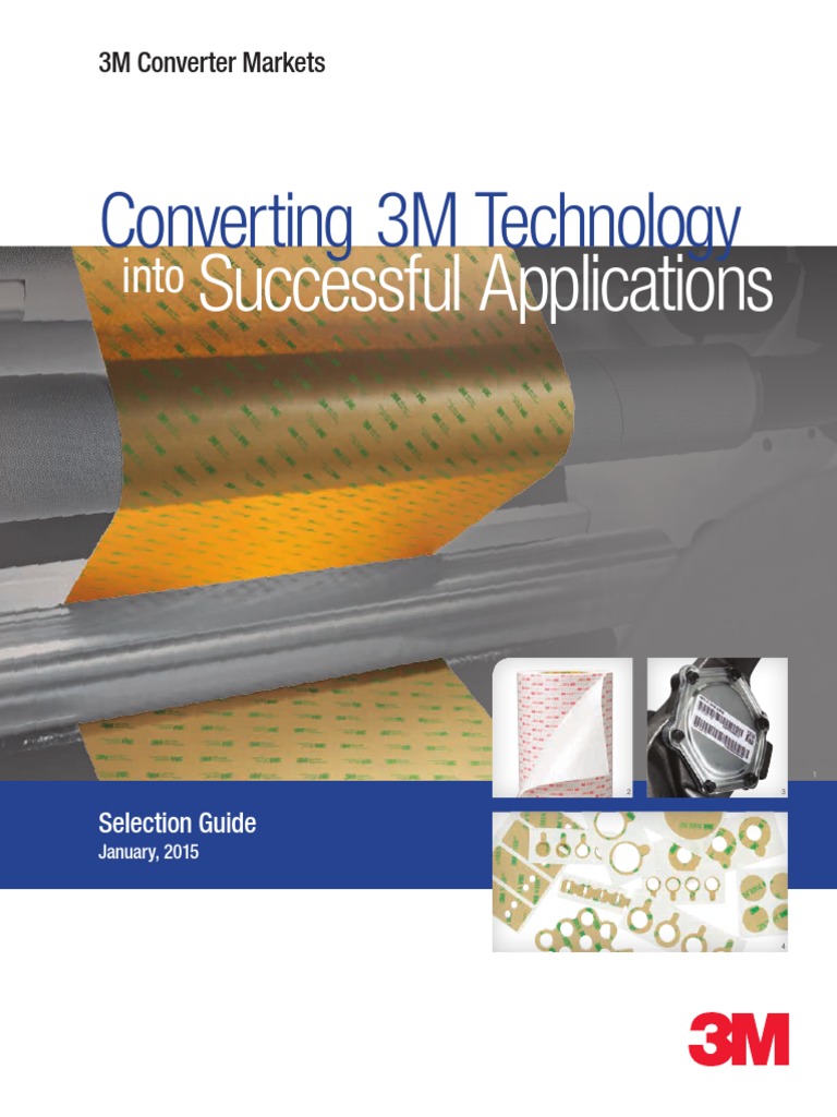 3m Converter Markets Selection Guide | PDF | Adhesive | Adhesion