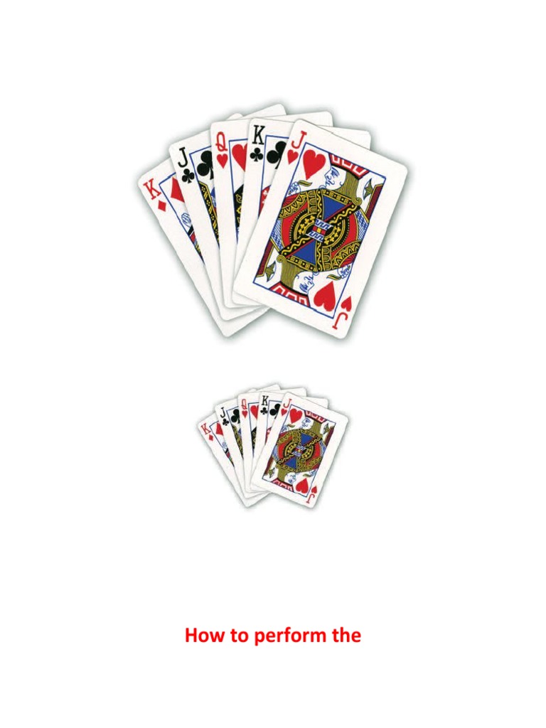How To Perform The | PDF | Playing Cards | Gaming