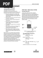 Wet and Dry Leg DP Transmitter Guide | PDF | Pressure | Pressure ...