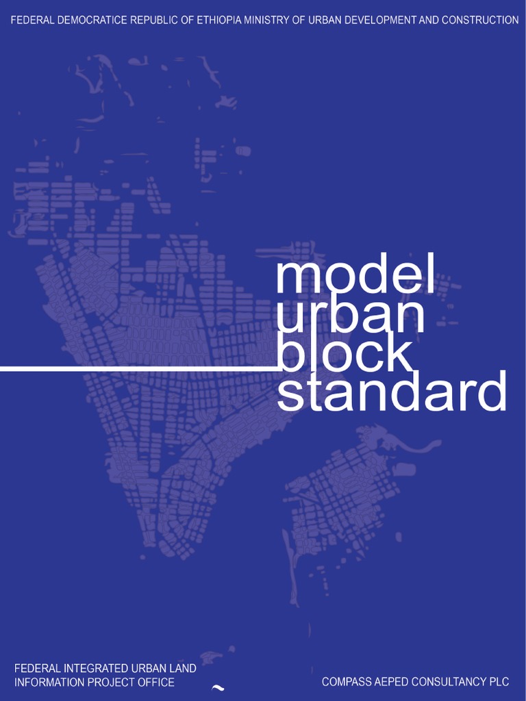 Model Urban Block Standards for Ethiopia | PDF | Urban Design | Waste ...