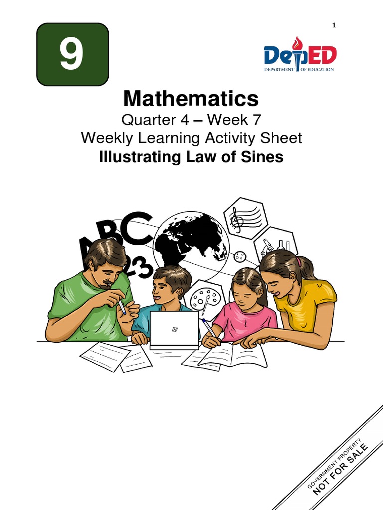 Math 9 Quarter 4 Week 7 Ms Tima Pdf Triangle Trigonometric Functions
