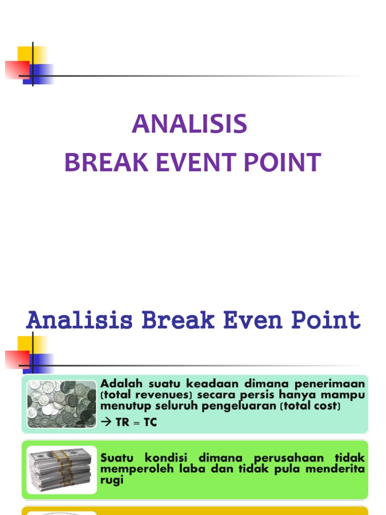 Analisis Break Even Point (BEP) dan Manfaatnya | PDF