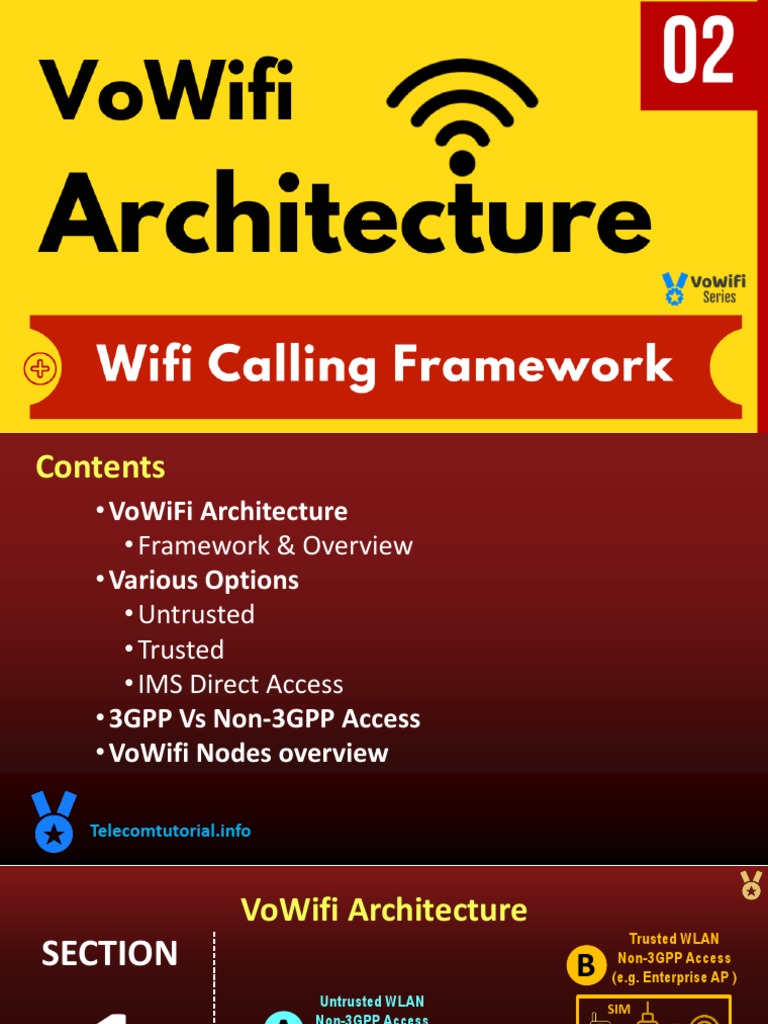 02 - VoWifi Architecture PDF | PDF | Ip Multimedia Subsystem | Mobile ...