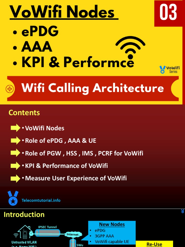 03 - ePDG AAA & Nodes PDF | PDF | Ip Multimedia Subsystem | Communication