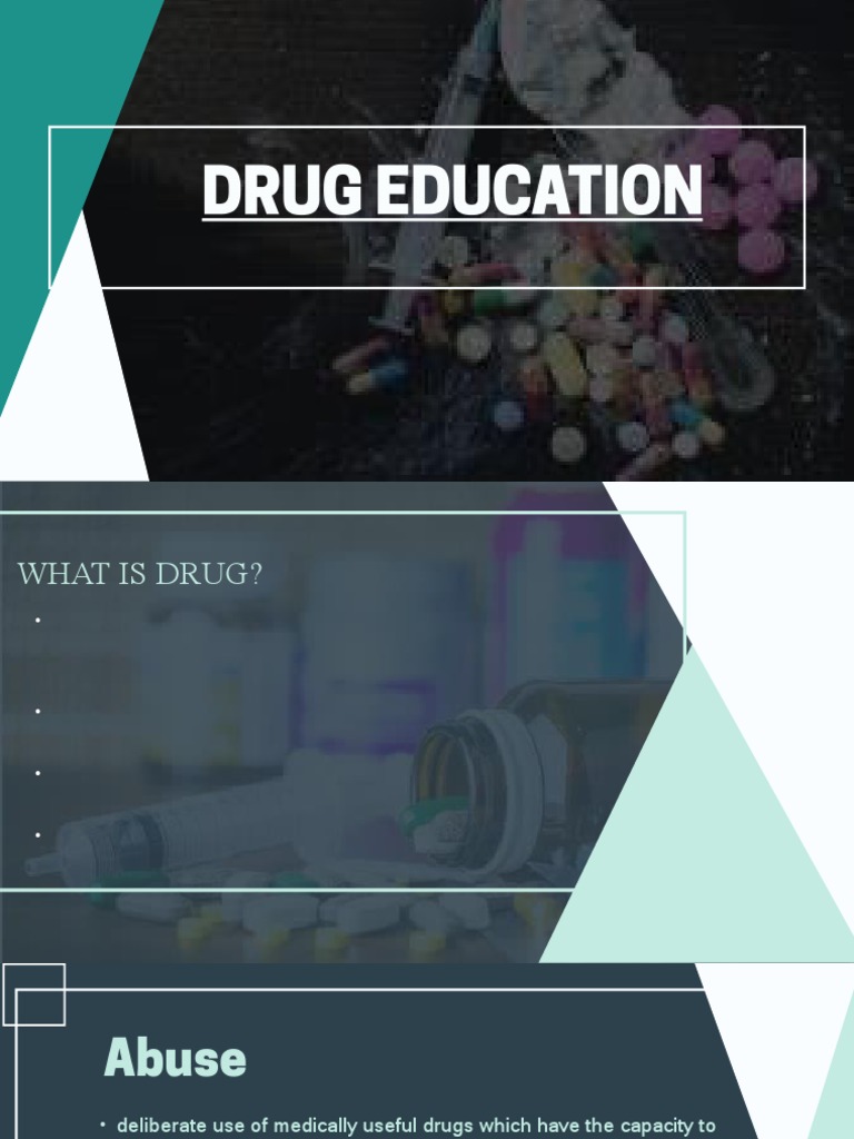 Drug Education Lesson | PDF | Drug Rehabilitation | Human Trafficking