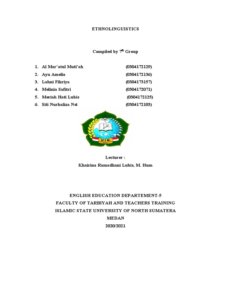Understanding Ethnolinguistics The Relationship Between Language And